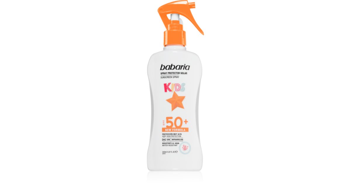 Babaria Kids schützendes Spray für Kinder SPF 50+ | notino.at