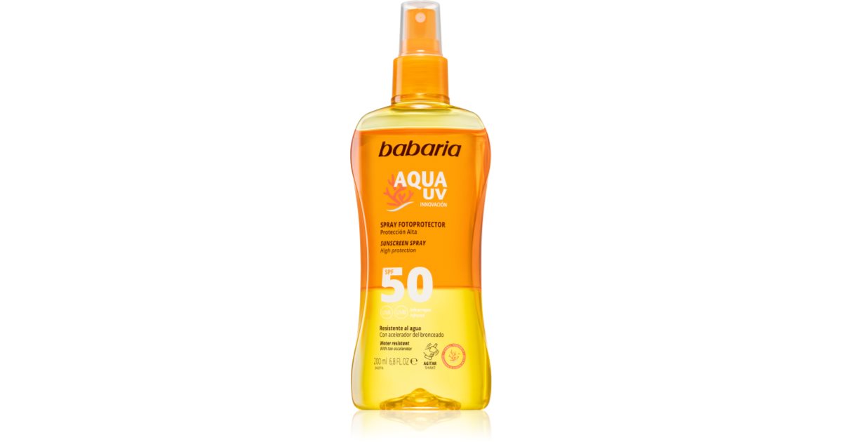 Babaria Sun Aqua UV Sun Spray SPF 50 | notino.ie