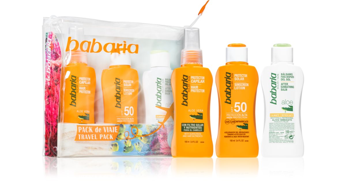Babaria Sun Travel Pack travel set for tanning | notino.co.uk