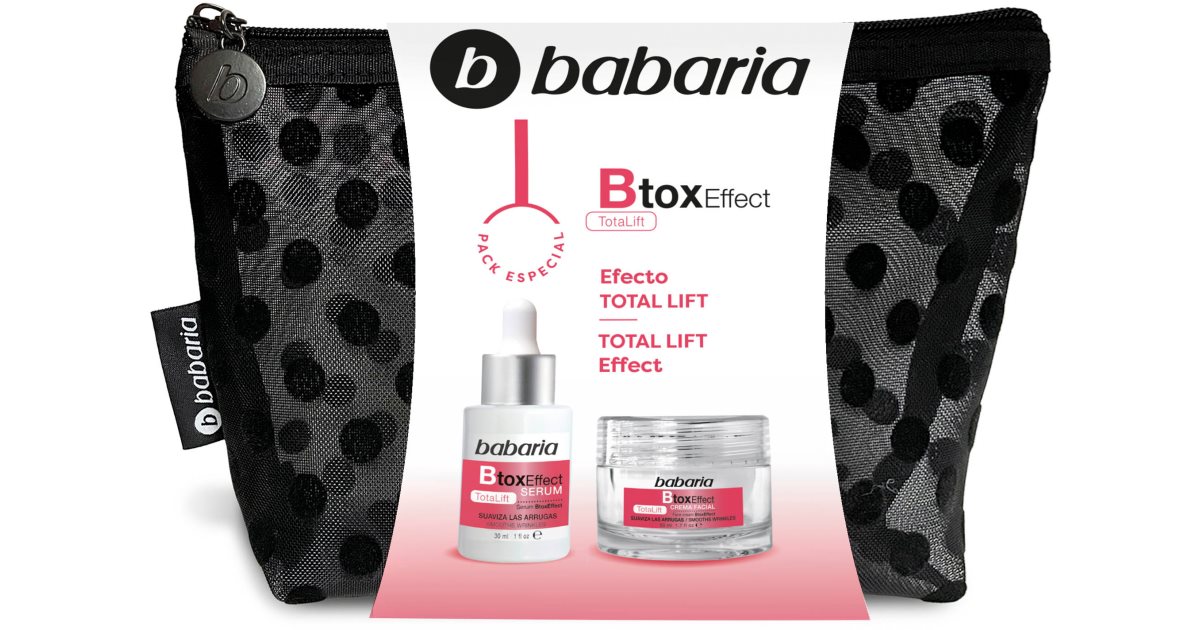 Babaria Botox Effect Travel Pack Gift Set | notino.ie