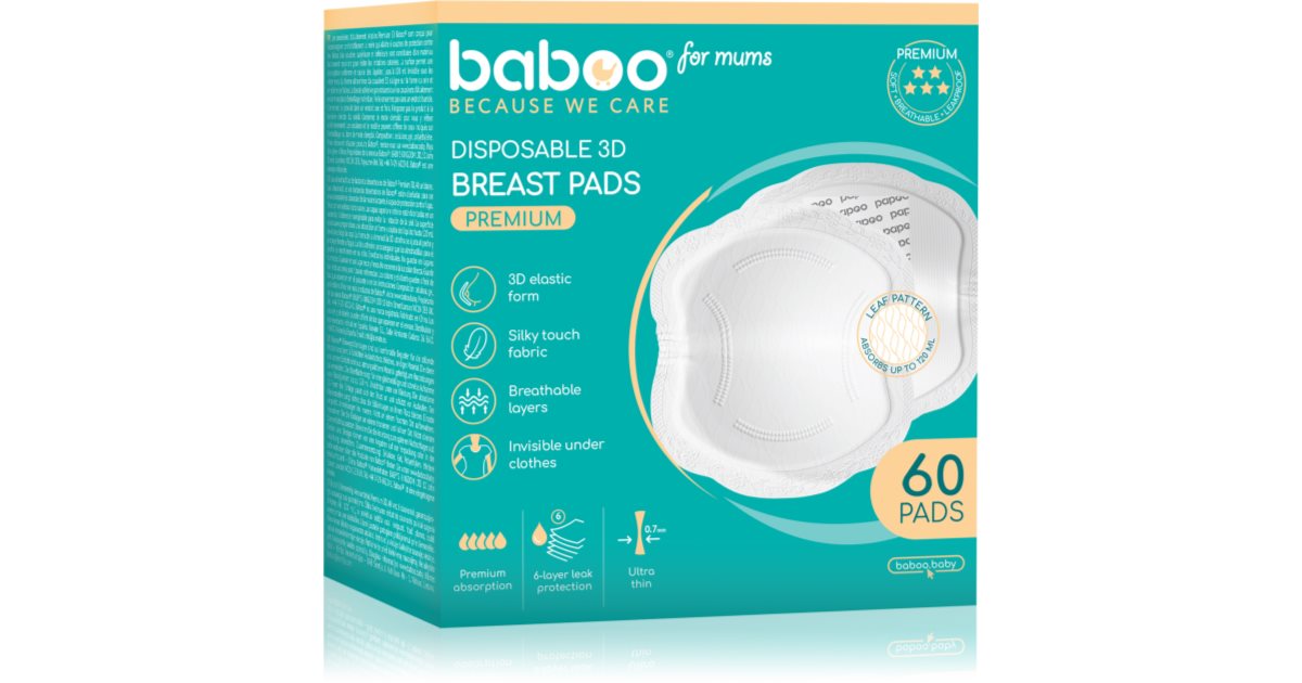 Baboo Ultra-Slim Disposable Pads disposable breast pads | notino.co.uk