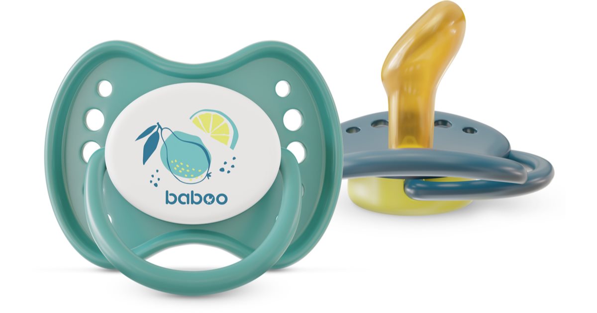Baboo Soothers Orthodontic Latex with Case dudlík | notino.cz