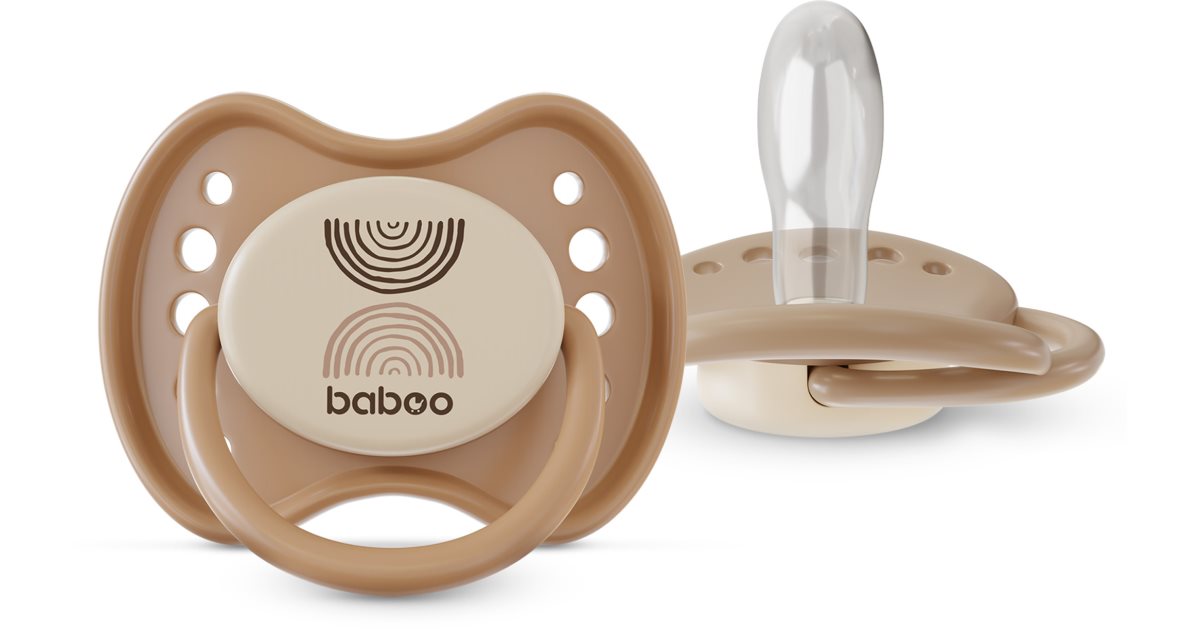 Baboo Soothers Silicone Symmetrical with Case биберон | notino.bg