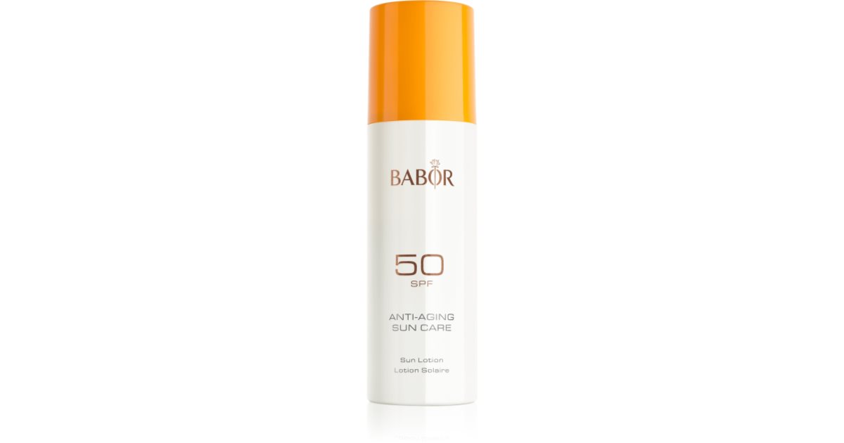 Babor Anti Aging Sun Care lait solaire visage et corps SPF 50 | notino.fr