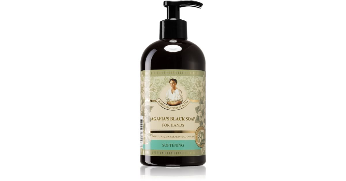 Babushka Agafia Softening black soap for hands | notino.co.uk