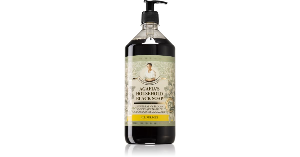 Babushka Agafia Agafia's Household Black Soap universal liquid soap ...