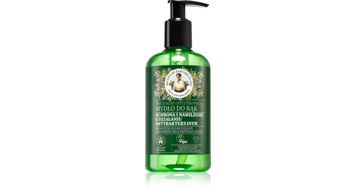 Babushka Agafia Protection & Hydration liquid hand soap | notino.co.uk