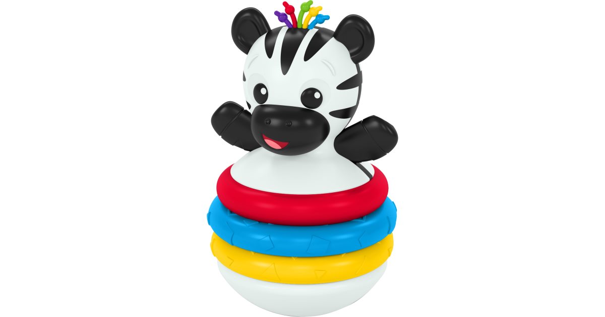 Baby Einstein Stack & Wobble Zen Zebra hračka s kousátkem | notino.cz