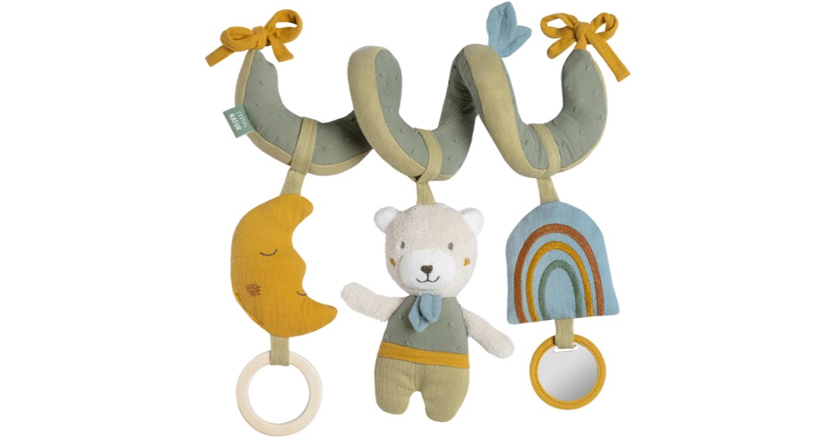 BABY FEHN fehnNATUR Activity Spiral Bear contrast hanging toy | notino ...