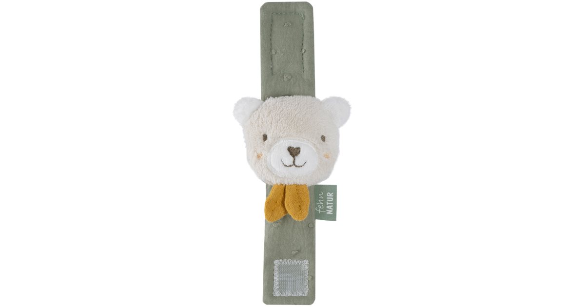 BABY FEHN fehnNATUR Wrist Rattle Bear hand rattle | notino.co.uk