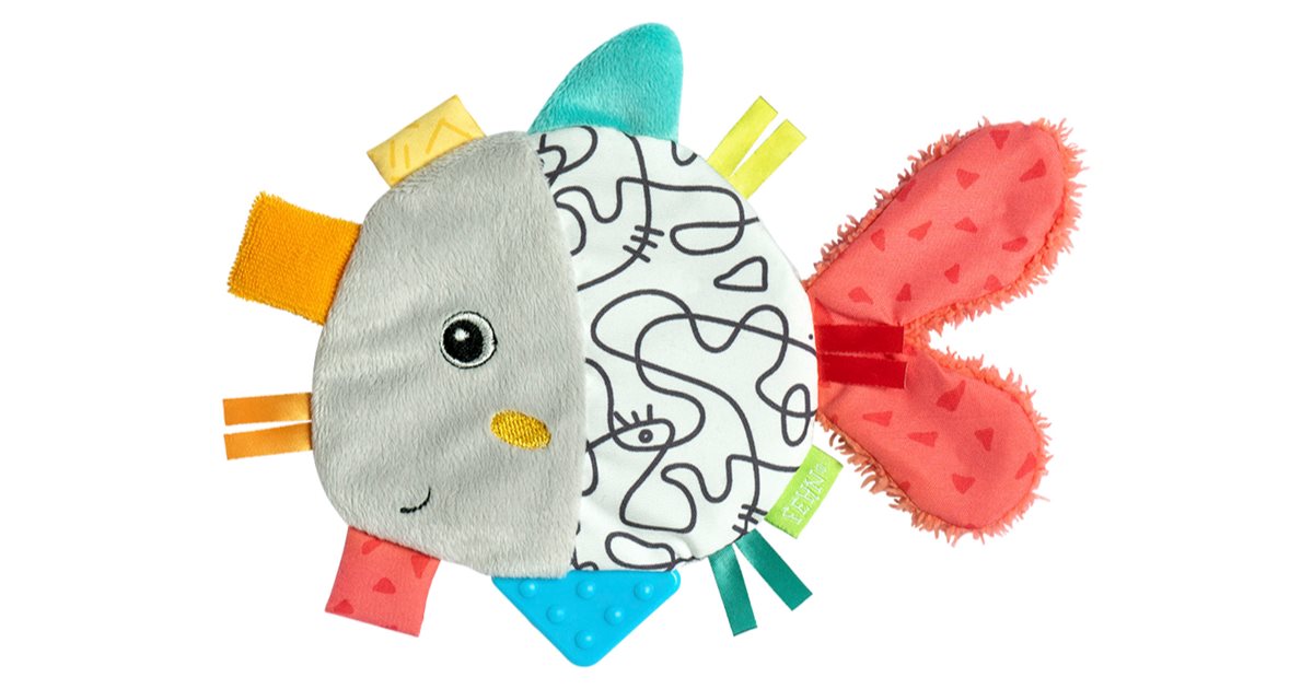 BABY FEHN DoBabyDoo Crinkle Fish rattle with teether | notino.ie