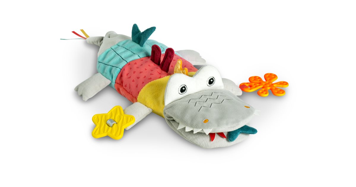 BABY FEHN DoBabyDoo Hand Puppet Crocodile activity toy with teether ...