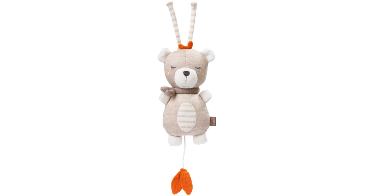 BABY FEHN fehnNATUR Musical Teddy móvil para bebé en colores de alto ...