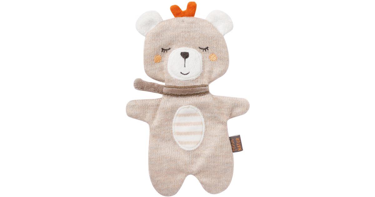 BABY FEHN fehnNATUR Crinkle Teddy Stuffed Toy with rattle | notino.ie