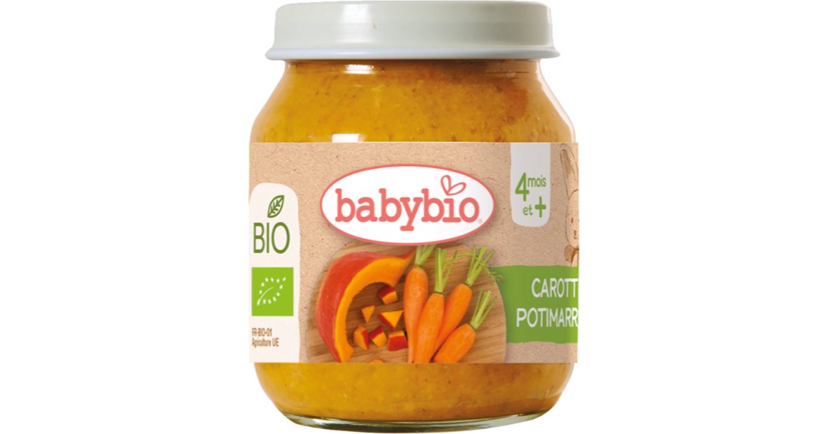 Babybio BIO mrkva a tekvica detský príkrm | notino.sk