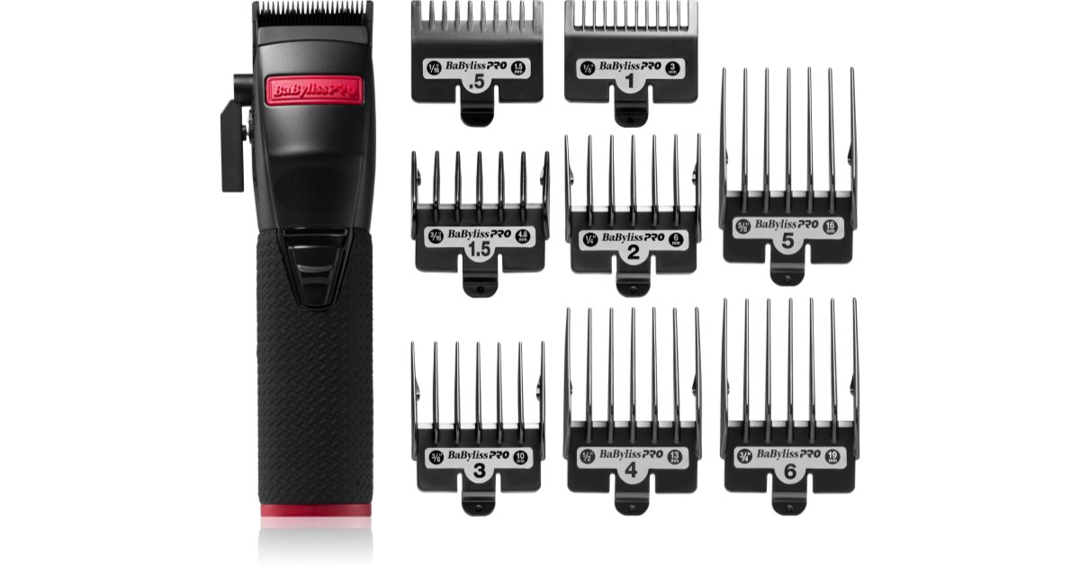 BaByliss PRO FX8700RBPE Boost+ Black Clipper Hair And Beard Clipper ...