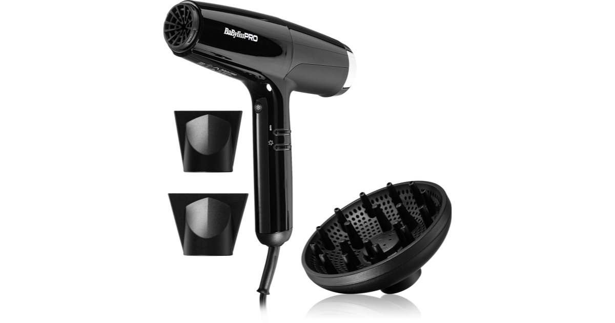 BaByliss PRO Falco Hair Dryer hair dryer with temperature control ...