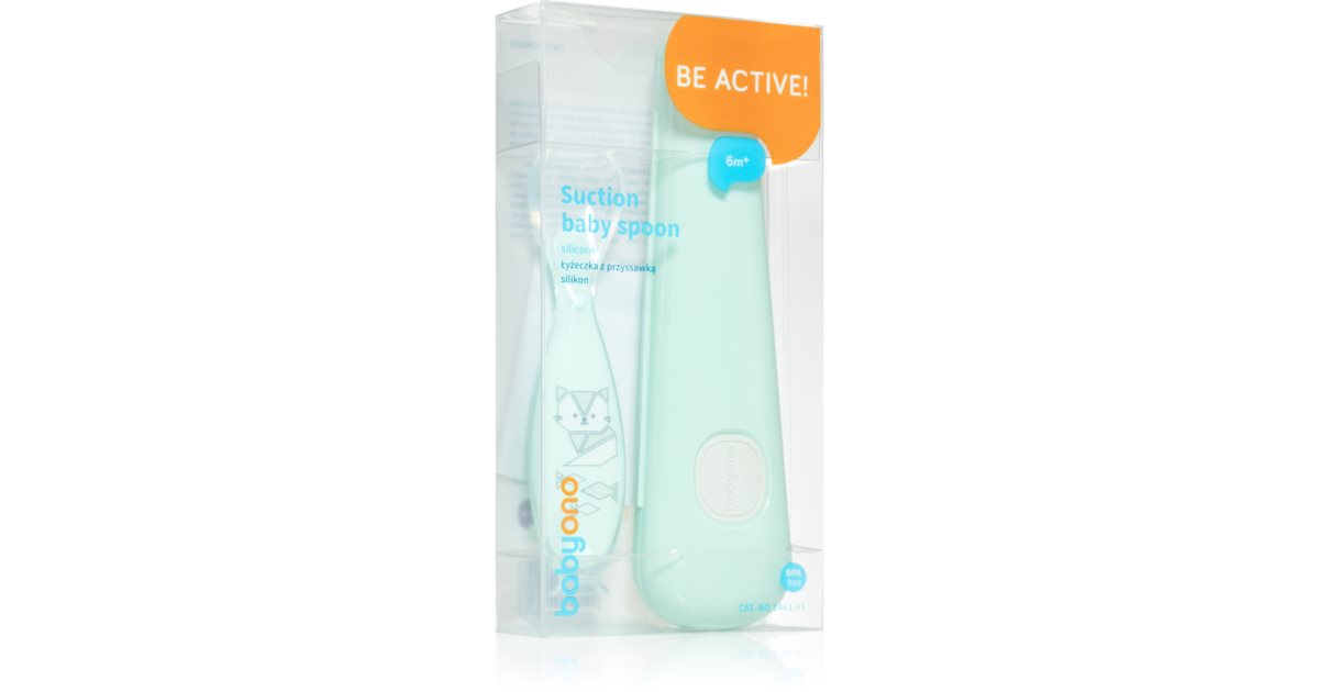BabyOno Be Active Suction Baby Spoon spoon | notino.co.uk