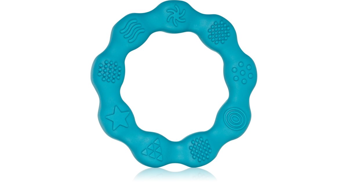BabyOno Be Active Silicone Teether Ring chew toy | notino.co.uk
