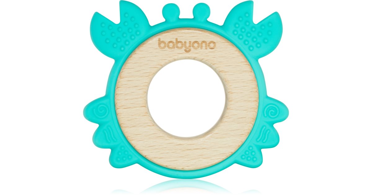 BabyOno Wooden & Silicone Teether chew toy | notino.co.uk