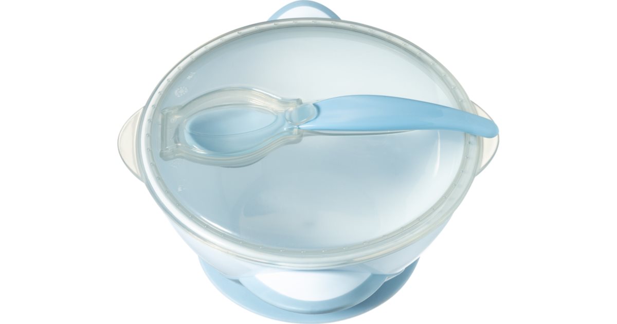 BabyOno Be Active Suction Bowl with Spoon комплект за хранене за деца ...
