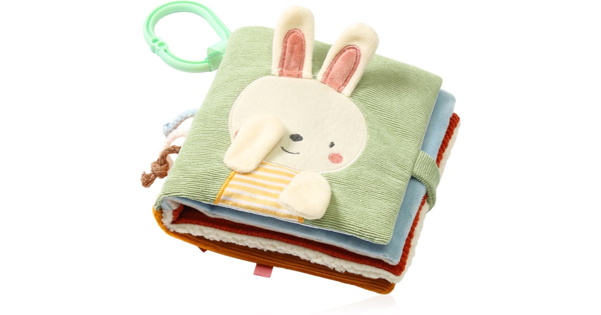 BabyOno Reversible Sensory Cloth Book 0m+ contrast educational book ...