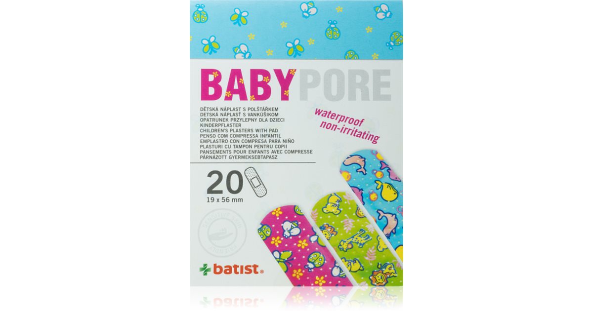 BABYPORE Children's patches 19x56 mm Pflaster-Set für Kinder | notino.at