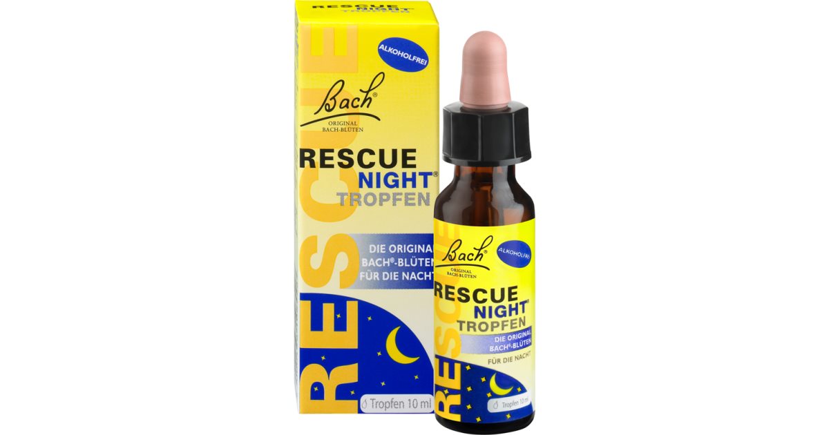Bach® Flower Remedies RESCUE® Night Kvapky 10ml kvapky pri ťažkostiach ...