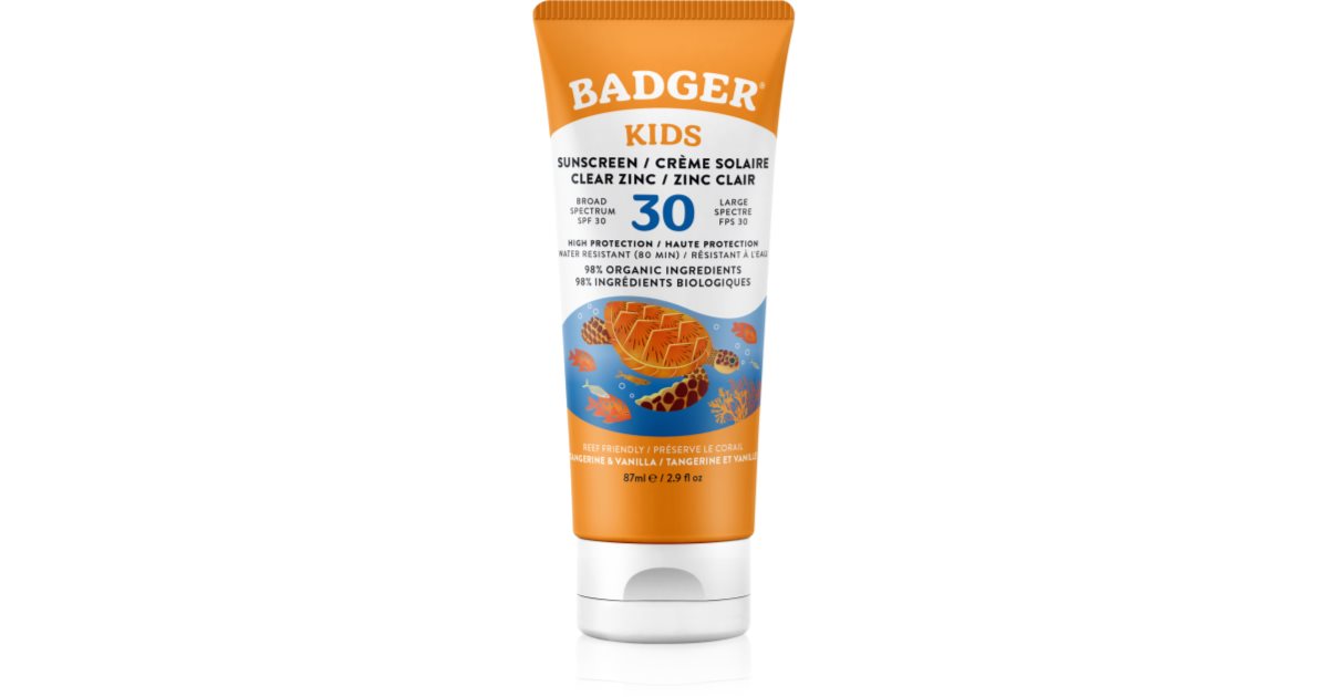 Badger Sun дитячий крем для засмаги SPF 30 | notino.ua