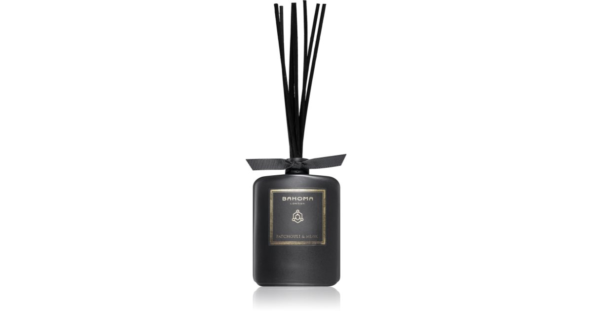 Bahoma London Obsidian Black Collection Patchouli & Musk Aroma Diffuser ...