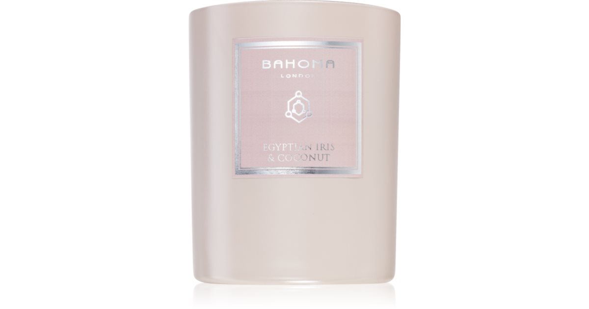 Bahoma London Sand Collection Egyptian Iris & Coconut bougie parfumée ...