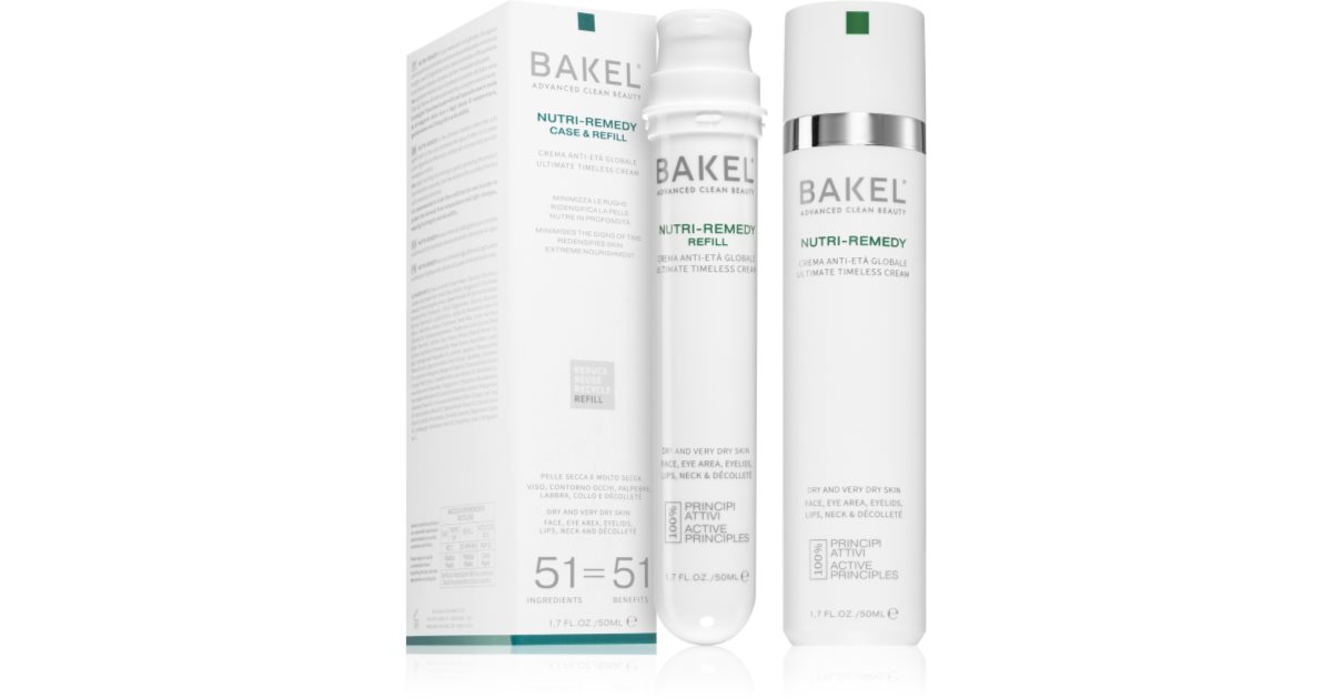 Bakel Nutri-Remedy Case & Refill anti-wrinkle face cream for very dry ...