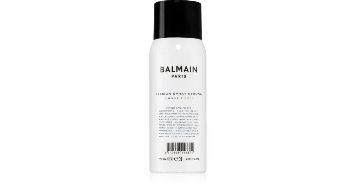 Balmain Hair Couture Session Spray Hairspray - Strong Hold travel pack ...