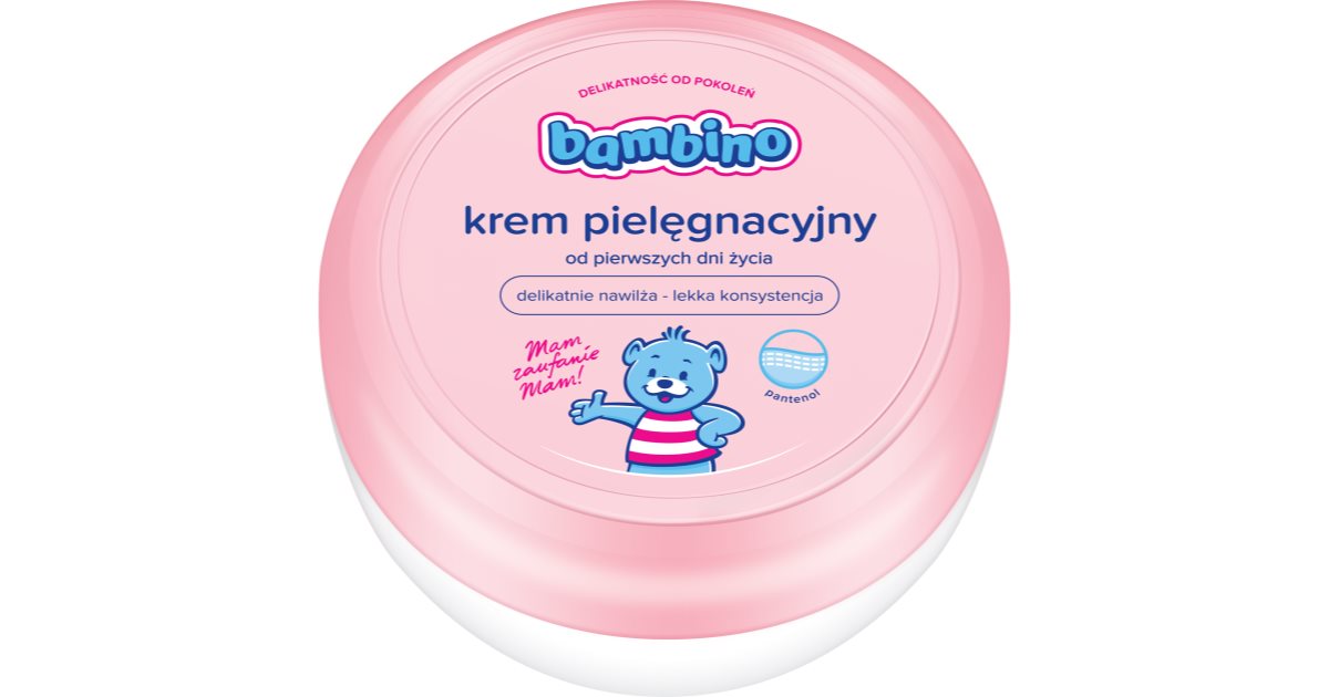 Bambino Baby Nursing Cream crème hydratante corps et visage pour bébé ...