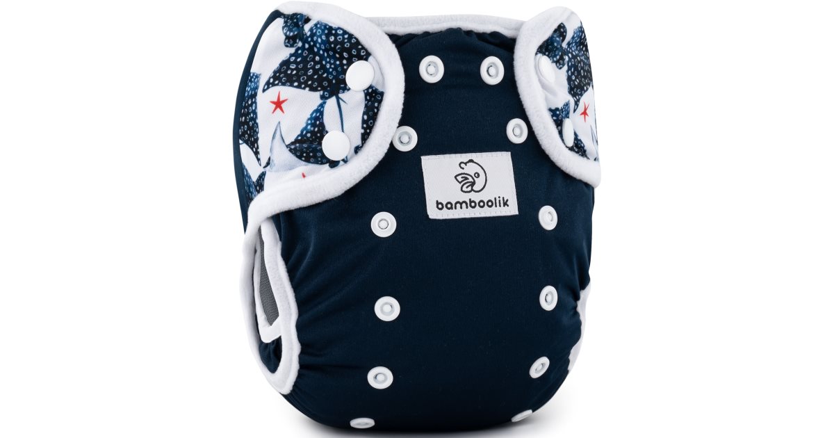 Bamboolik DUO Diaper Cover washable nappy wraps with press studs ...