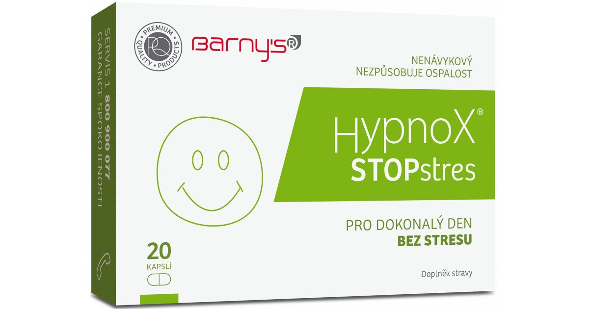 Barny's HypnoX STOPstress doplněk stravy proti stresu | notino.cz