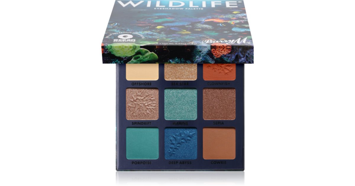 Barry M Wildlife Ocean eyeshadow palette | notino.co.uk