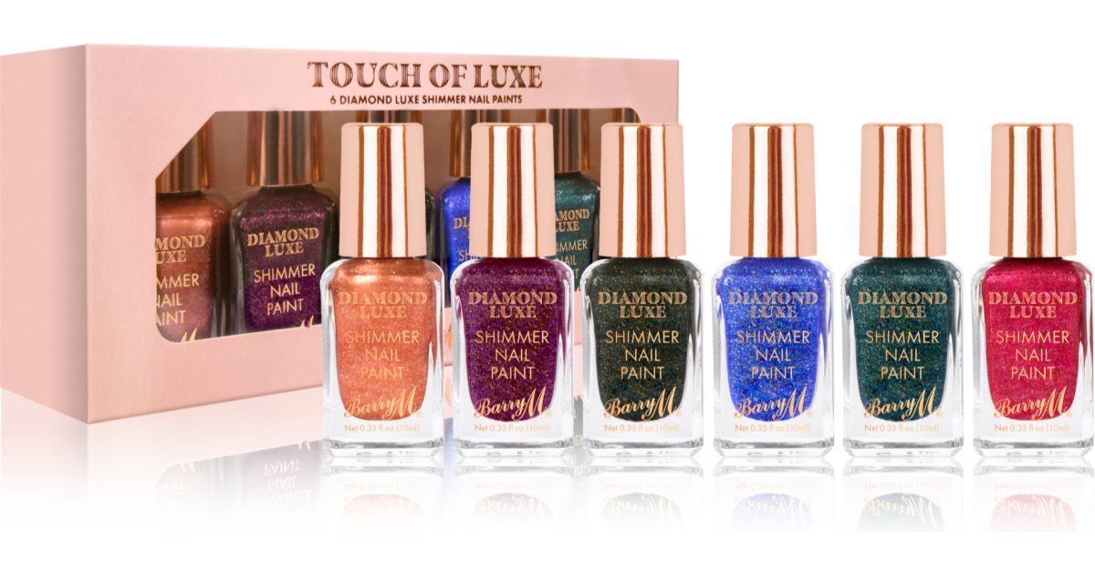 Barry M Diamond Luxe nail polish set notino.ie