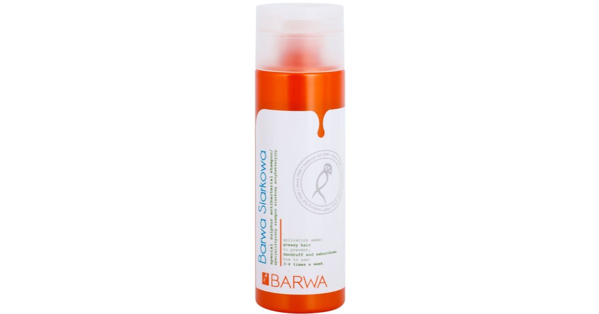 Barwa Sulphur Purifying Shampoo For Oily Hair And Scalp | notino.co.uk