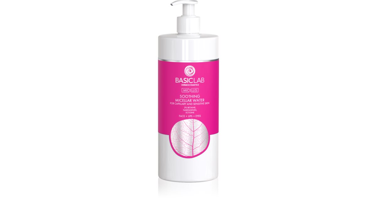 BasicLab Dermocosmetics Micellis eau micellaire apaisante pour peaux ...
