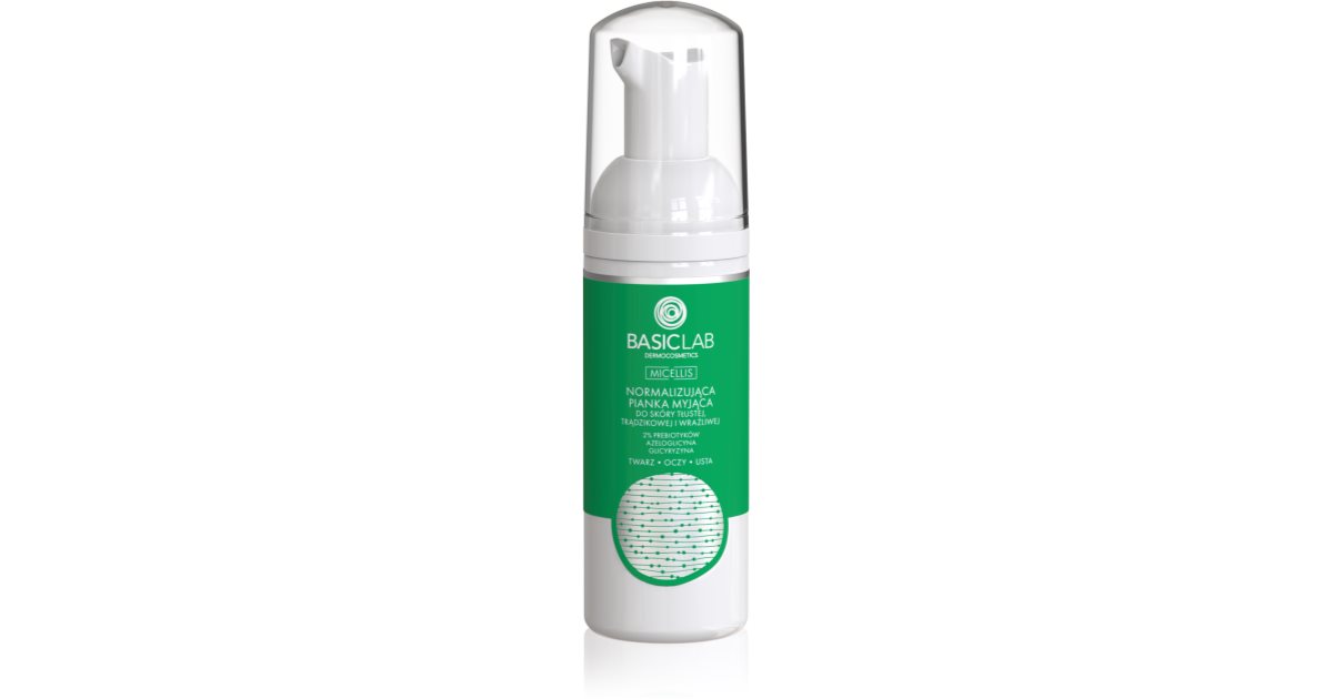 BasicLab Dermocosmetics Micellis gentle cleansing foam for oily acne ...