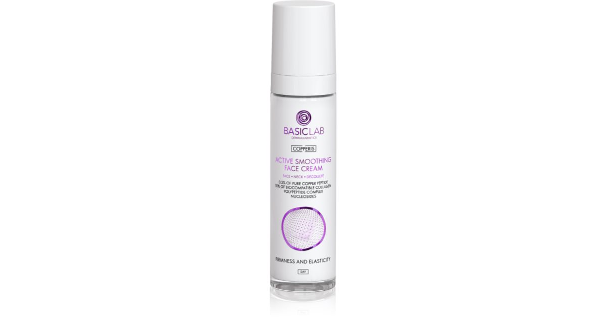 BasicLab Dermocosmetics Copperis Smoothening Day Cream with peptides ...