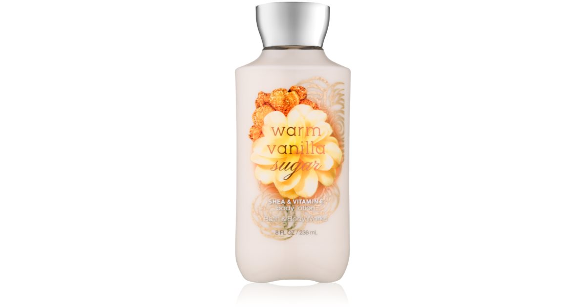 Bath & Body Works Warm Vanilla Sugar leite corporal para mulheres ...