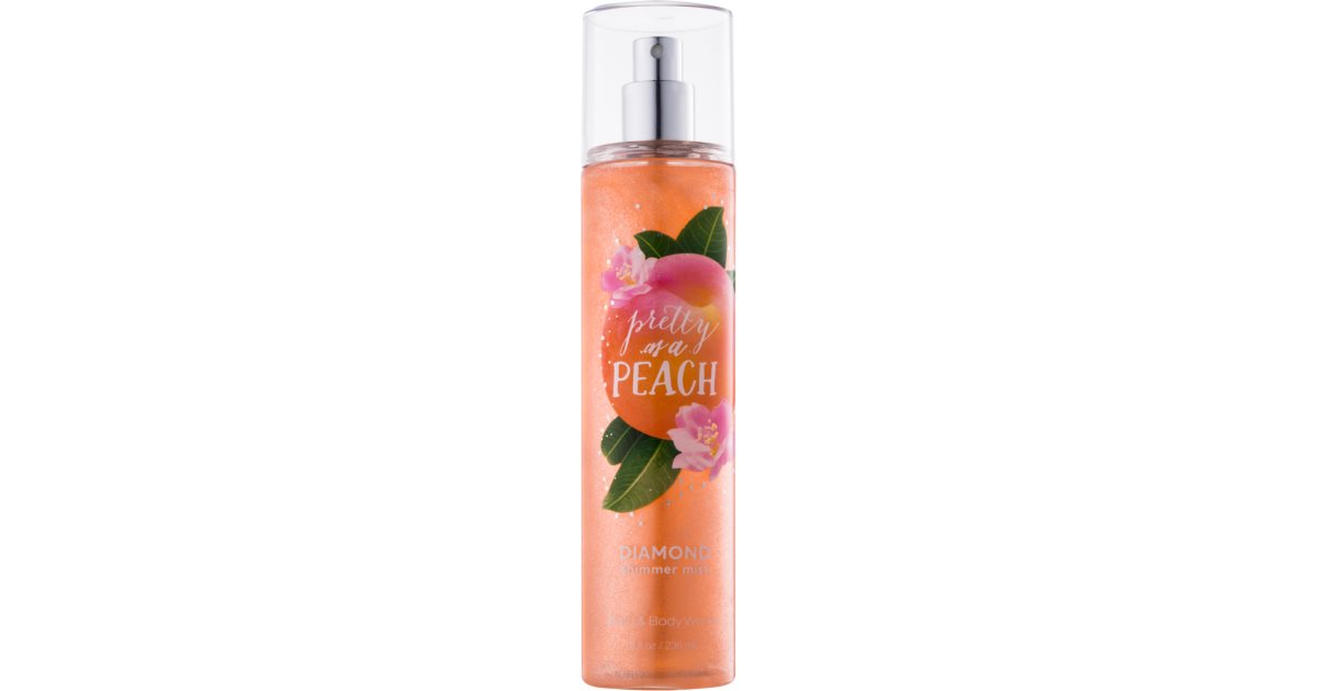 Bath & Body Works Pretty as a Peach Body Spray glittering for Women ...