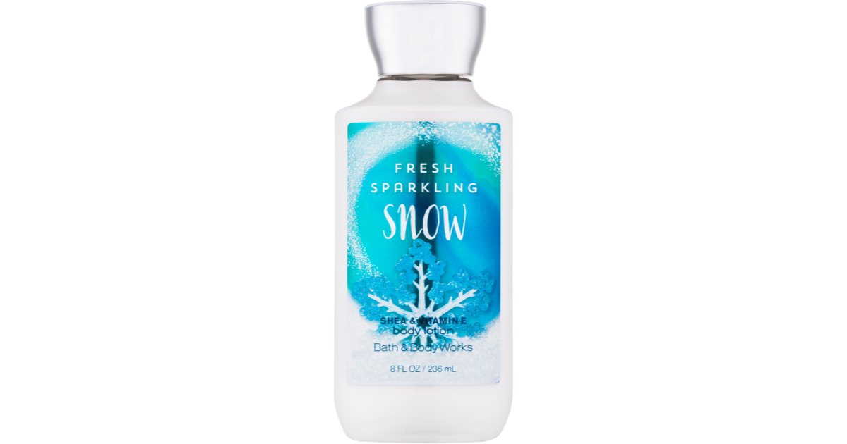 Bath & Body Works Fresh Sparkling Snow Body Lotion for Women 236 ml ...