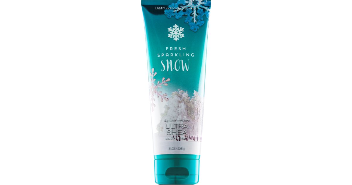 Bath & Body Works Fresh Sparkling Snow Body Cream for Women 226 g ...