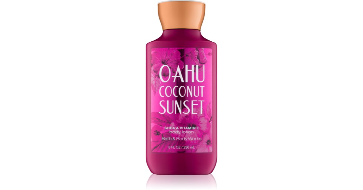 Bath & Body Works Oahu Coconut Sunset тоалетно мляко за тяло за жени ...