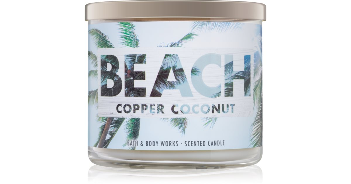 Bath & Body Works Beach Copper Coconut scented candle | notino.fi