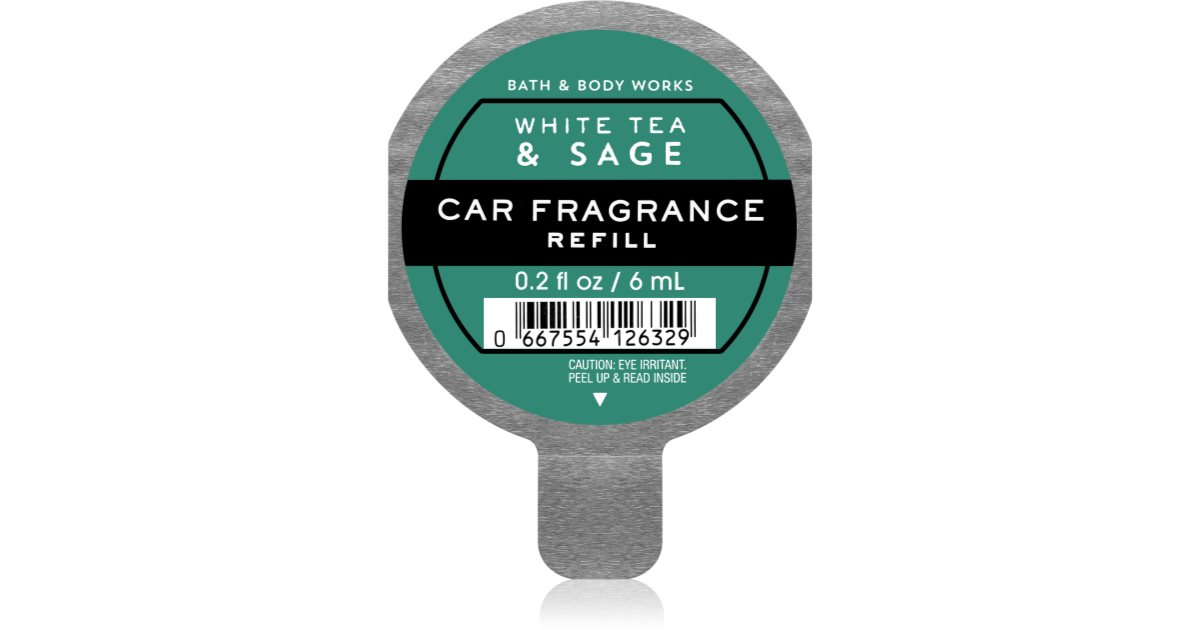 Bath & Body Works White Tea & Sage Autoduft Ersatzfüllung | Notino