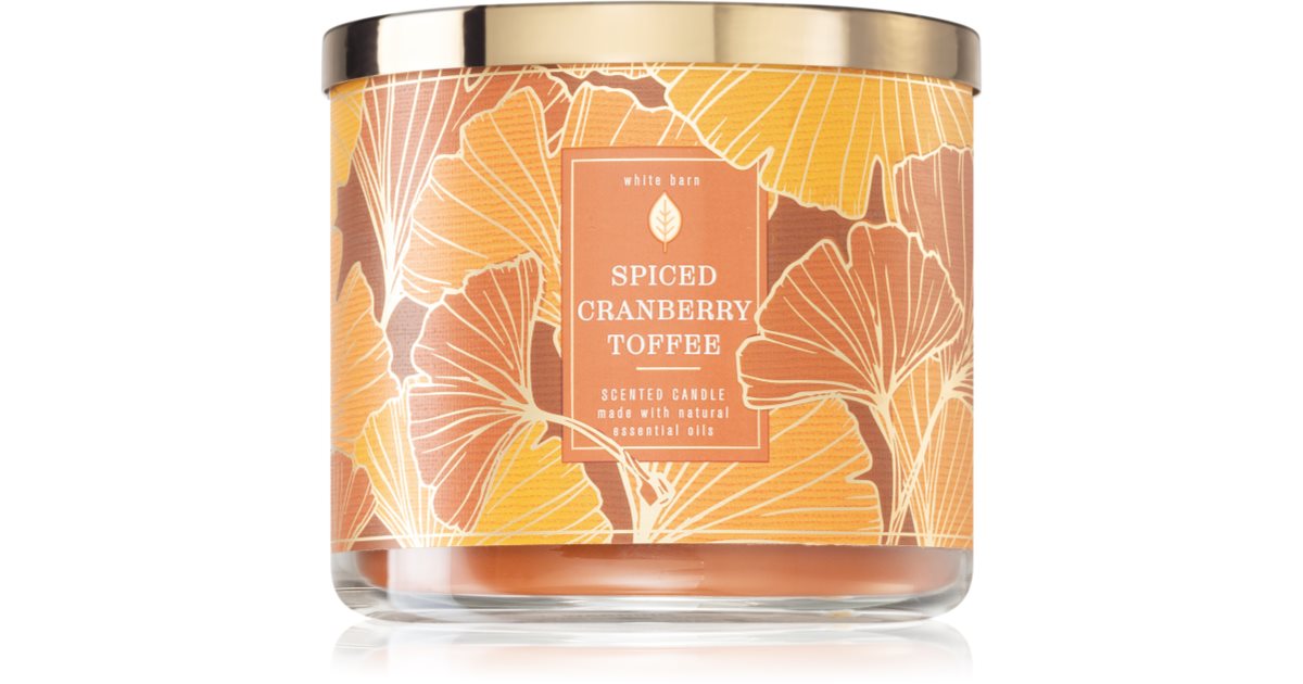 Bath & Body Works Spiced Cranberry Toffee scented candle | notino.ie